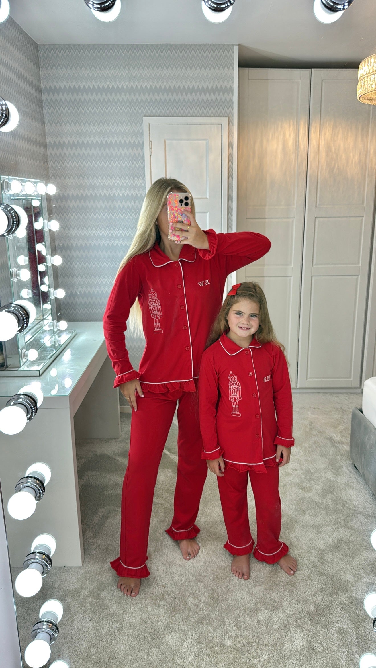 Red nutcracker pyjamas ️ – littlefootprintss